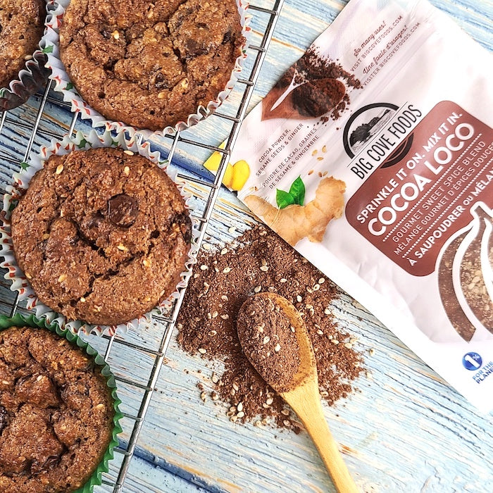 Cocoa Loco Bran Muffins – Big Cove Foods