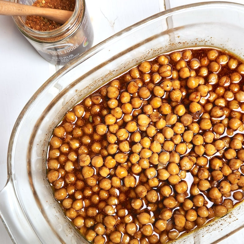 Easy Red Rub Chickpeas – Big Cove Foods